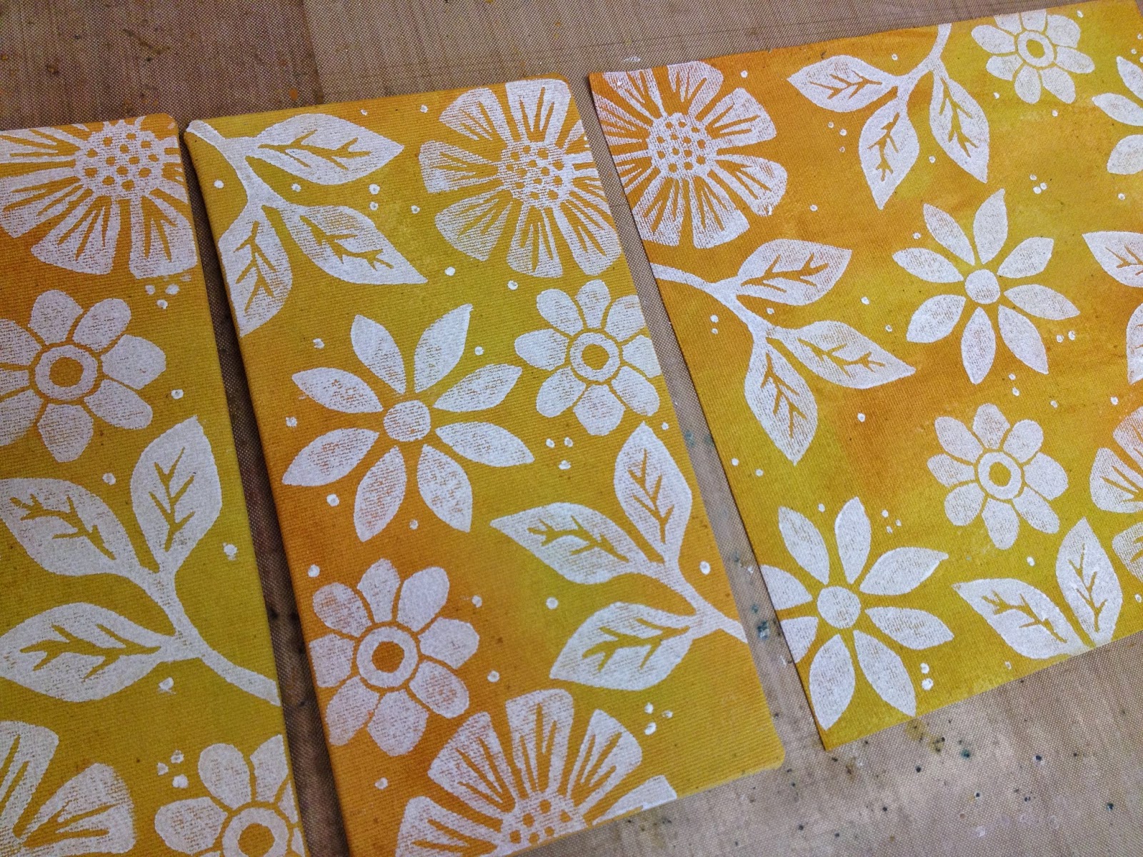 PaperArtsy: Handmade Journal {with Lin Brown Stencils and Sara Naumann ...